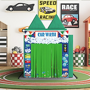 DLOREUK Play Panel for Kids Play Couch Foam Sofa Childrens Home Play Modular Couch (Sofa not Included) - Car Wash
