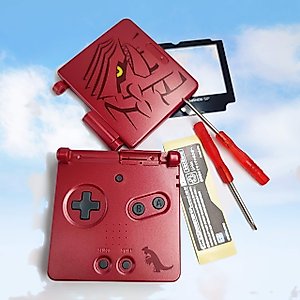 Full Housing Case Cover Housing Shell Replacement for Game boy Advance SP GBA SP Shell Case with Buttons Kit