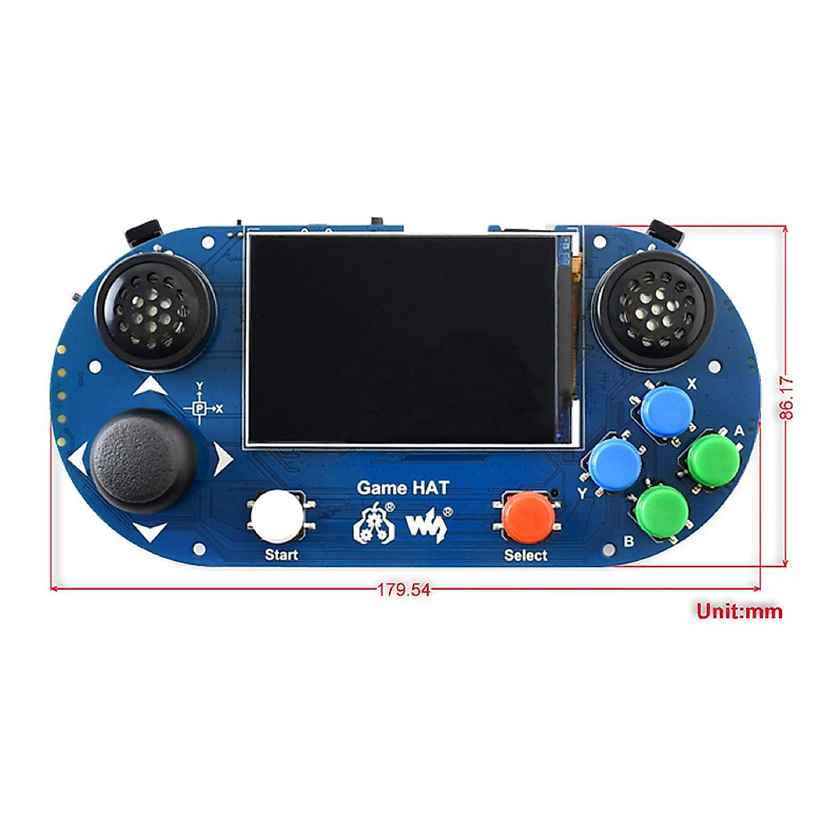Game HAT for Raspberry Pi 3B+/3B/2B/B+/A+/Zero/Zero W Portable Game Console Gameboy 3.5inch IPS Screen with Gamepad Joystick