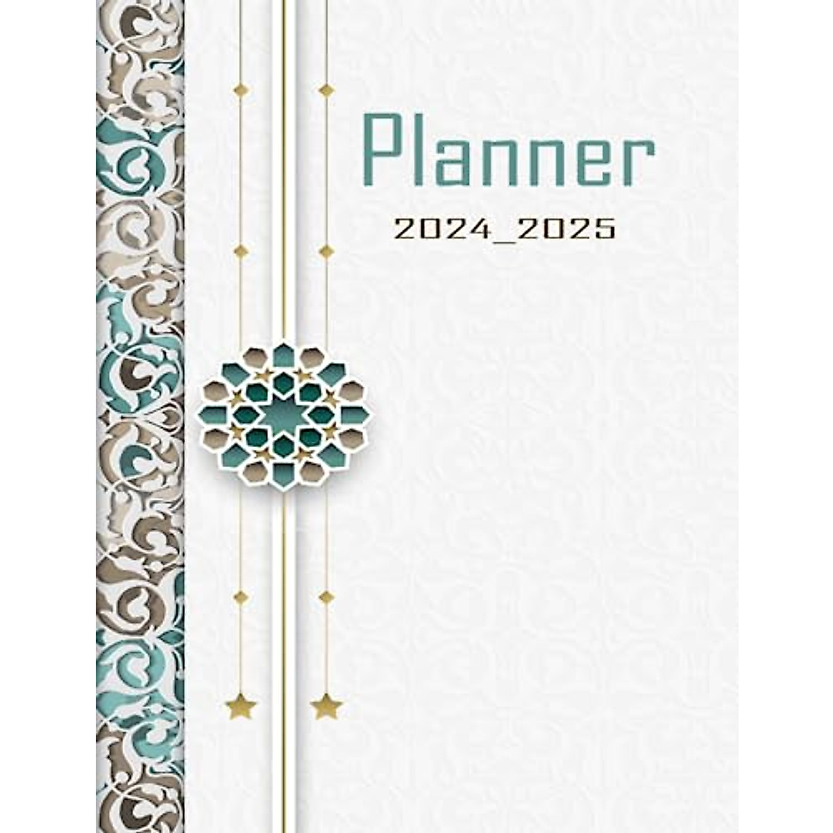 Planner 2024_2025: 2 Year Monthly Planner 2024_2025 Large Print With Calendar , Holidays ,Contacts , Passwords And Notes Pages , Perfect For Daily Organization.