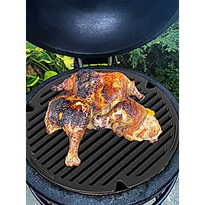 GLOWYE Cooking Grate for Kamado Joe KJ15090620, Grill Grate for kamado Joe Grill Accessories, Sear Plate for Kamado Joe Classic I, Classic II, Classic III Series & Kamado Joe JR, Cast Iron
