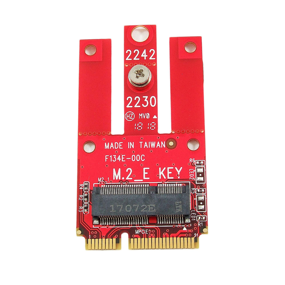 Ableconn MPEX-M2WL Mini PCIe Adapter with M.2 Key E Slot - Support PCIe and USB Based M.2 E Key and A-E Key Module for Mini PCI Express - Work for WiFi & Bluetooth M2 Module