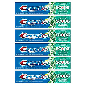Crest Toothpaste Plus Scope Whitening Minty Fresh (Pack of 6)