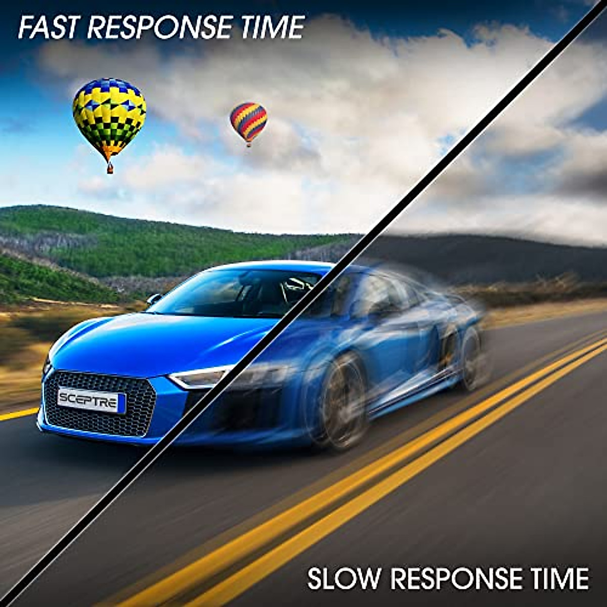 Sceptre New 22 Inch FHD LED Monitor 75Hz 2X HDMI VGA Build-in Speakers, Machine Black (E22 Series), 1920 x 1080 Pixels