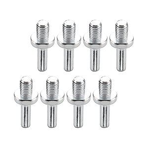 Auniwaig M10 Core Drill Bit Arbor Adapter, Drill Adapter Male Thread to 10mm Round Shank 8pcs
