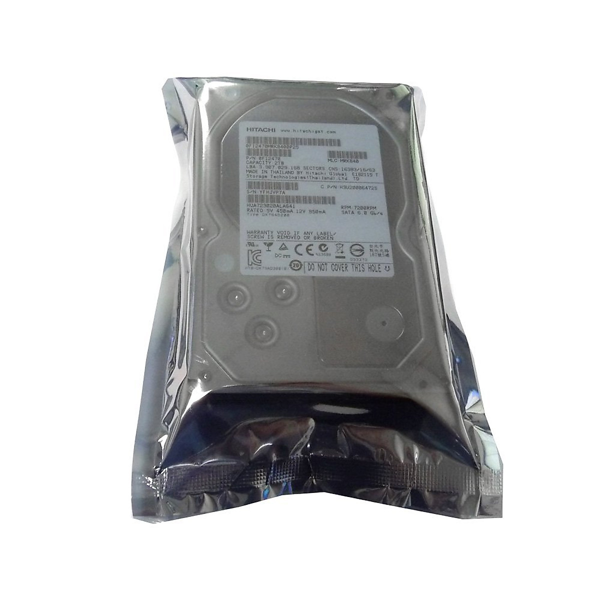 Hitachi Ultrastar A7K3000 2TB HUA723020ALA641 (0F12470) 2TB 64MB Cache 7200RPM SATA III (6.0Gb/s) Enterprise 3.5in Hard Drive (Renewed)