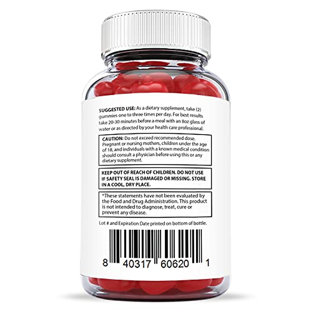 Justified Laboratories Luxe Keto ACV Gummies 1000MG with Pomegranate Juice Beet Root B12 60 Gummys (300 Count)