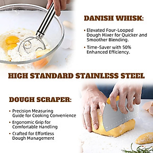 Silicone Banneton Bread Proofing Baskets - 9” Round & 10” Oval, Complete Foldable Sourdough Baking Set with Tools, Heat Resistant, Non-Stick, Easy Clean, Sourdough Bread Baking Supplies