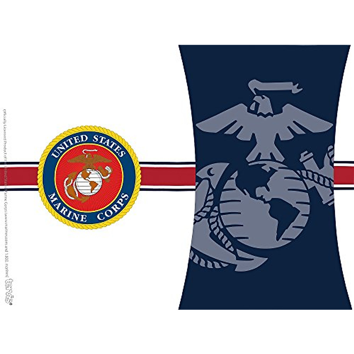 Tervis Marines Made in USA Double Walled Insulated Tumbler Travel Cup Keeps Drinks Cold & Hot, 24oz, Pride