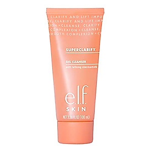 e.l.f., SuperClarify Cleanser, Lightweight, Gentle, Effective, Soothing, Removes Makeup and Impurities, Prevents Clogged Pores, Strengthens , Infused with Lavender, 3.4 Fl Oz
