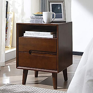 ZHAOLEI All Solid Wood Bedside Cabinet, Bedside Cabinet, Economical Bedroom Simple Locker