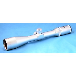 Hammers Silver Chrome Mil Dot 3-9x40 10/22 .22 Mag Hunting Plinking Rifle Scope with Weaver Rings