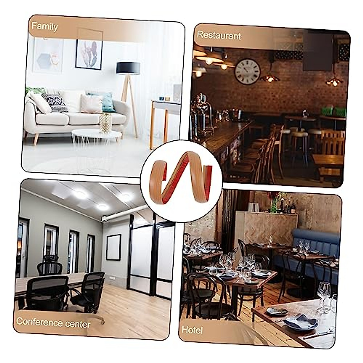 DOITOOL Tile Floor Rug Stays for Wood Floors Tile Trim Floor Transition Strip Self Adhesive Self-Adhesive Floor Transition Strip Tile to Carpet Threshold Strip Ceramic Tile Edge Trim PVC