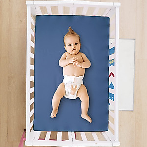 David's Kids 3 Pack Mini Crib Sheets, Ultra Soft Silky Comfy Pack N Play Sheets for Boys Girls Neutral，Universal Fit for Pack N Play, Playard and Mini Crib Mattresses, White & Light Grey & Pink