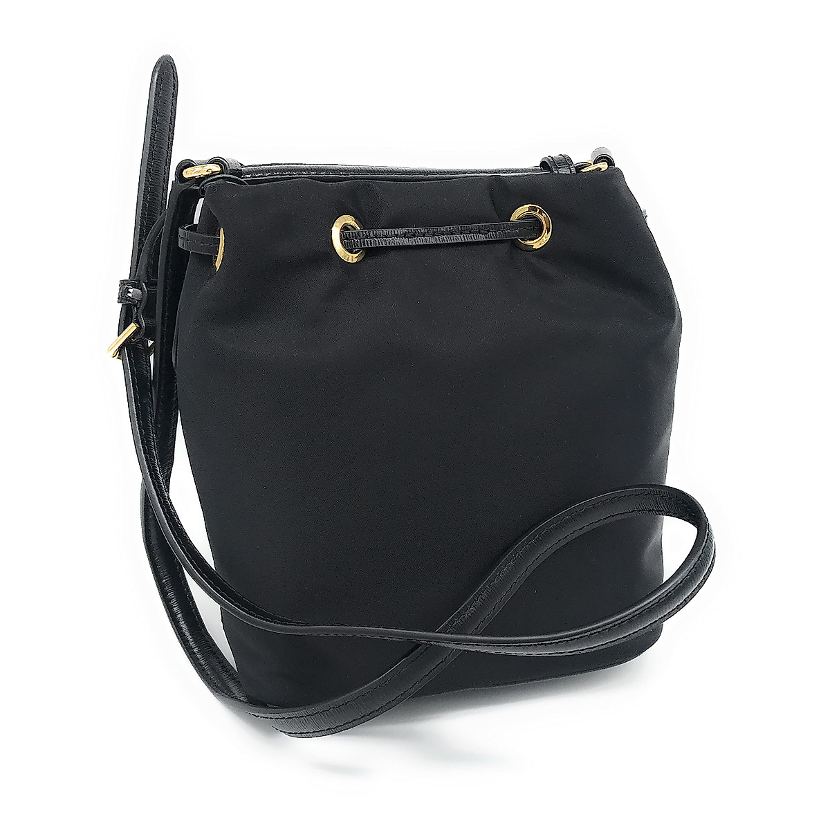 LAUREN Ralph Lauren Dryden Drawstring Soft Nylon Debby II Mini Black One Size