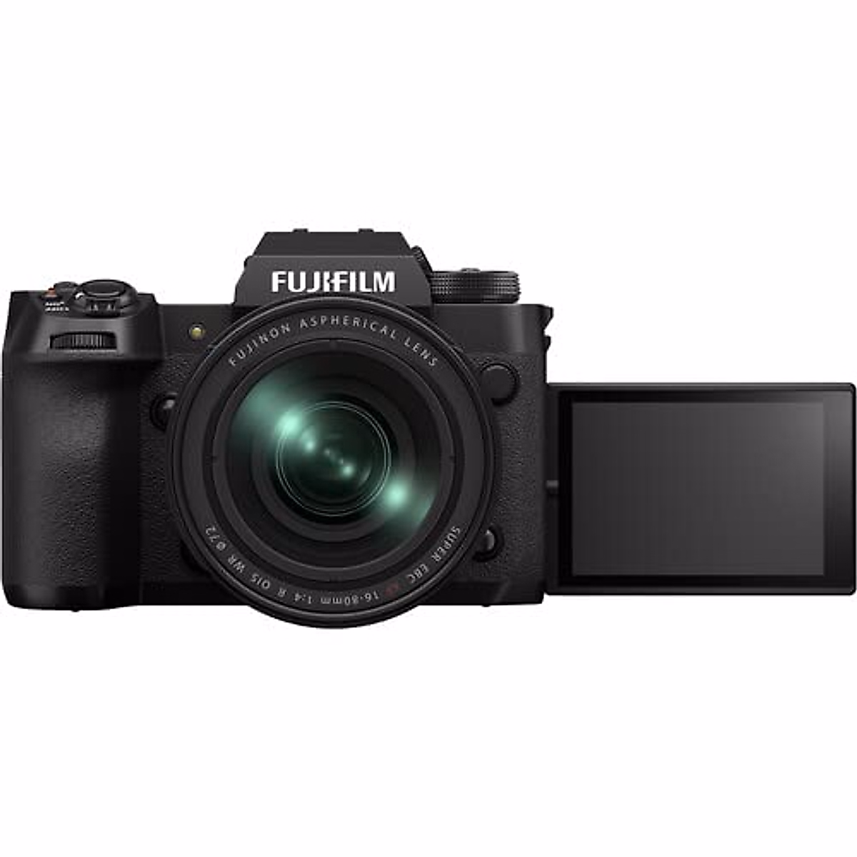 Fujifilm X-H2 Mirrorless Camera with XF16-80mm Lens - Black with Advanced Bundle, Promaster Holster Sling Bag, Lexar 64GB SDX Card, Promaster Lens Cleaning Pen & More