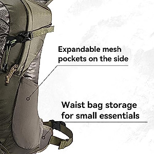 KAILAS Hurricane 20L Small Hiking Backpack Lightweight Daypack for Women Men Travelling Camping Outdoor Trekking Dark Green