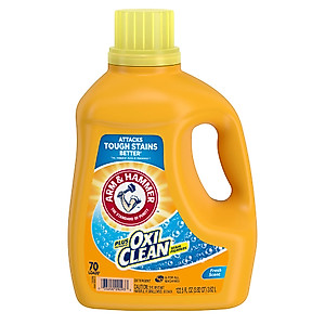 Arm & Hammer Liquid Laundry Detergent Plus OxiClean, Fresh Scent, 70 loads