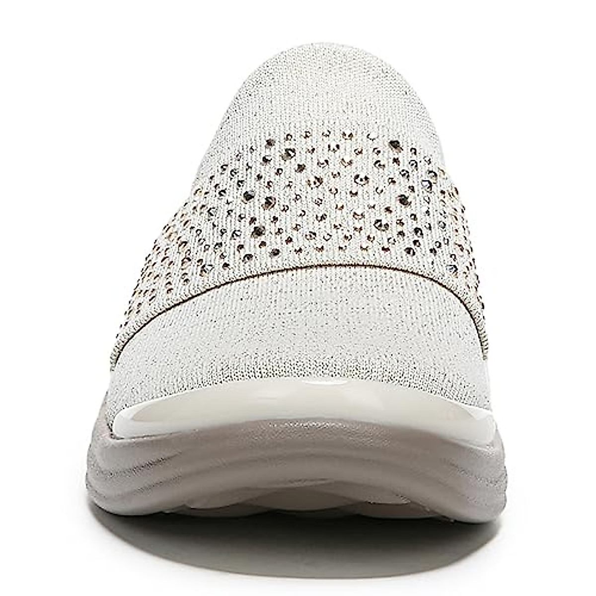 BZees Womens Pizazz Slip-On Eggnog Sparkle 7.5 W