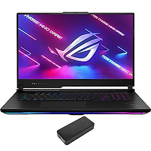 ASUS ROG Strix SCAR-17 G733 Gaming & Entertainment Laptop (AMD Ryzen 9 7945HX 16-Core, 64GB DDR5 4800MHz RAM, 8TB PCIe SSD, GeForce RTX 4080, 17.3" 240Hz Win 11 Pro) with DV4K Dock