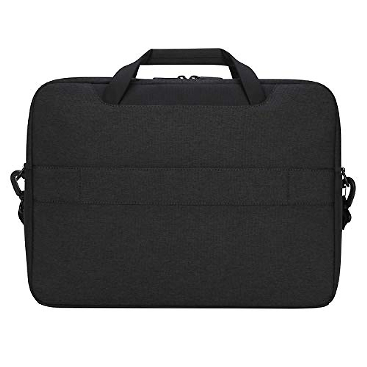 Targus Cypress Briefcase with EcoSmart for Business Traveler and School with 2-Compartments, Padded Shoulder Strap, Protective Slipcase Sleeve fits 15.6-Inch Laptop, Black (TBT926GL)