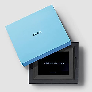 Aura Mason WiFi Digital Picture Frame, 9”, Add Photos with Aura App, Free Unlimited Storage - Wirecutter’s Pick for Best Digital Photo Frame 2022 - Graphite