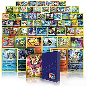 Ultra Rare Battle Bundle | 1x Ultra Rare | 60+ Cards Including 5 Holo or Rare Cards | GG Box Compatible with Pokemon Cards