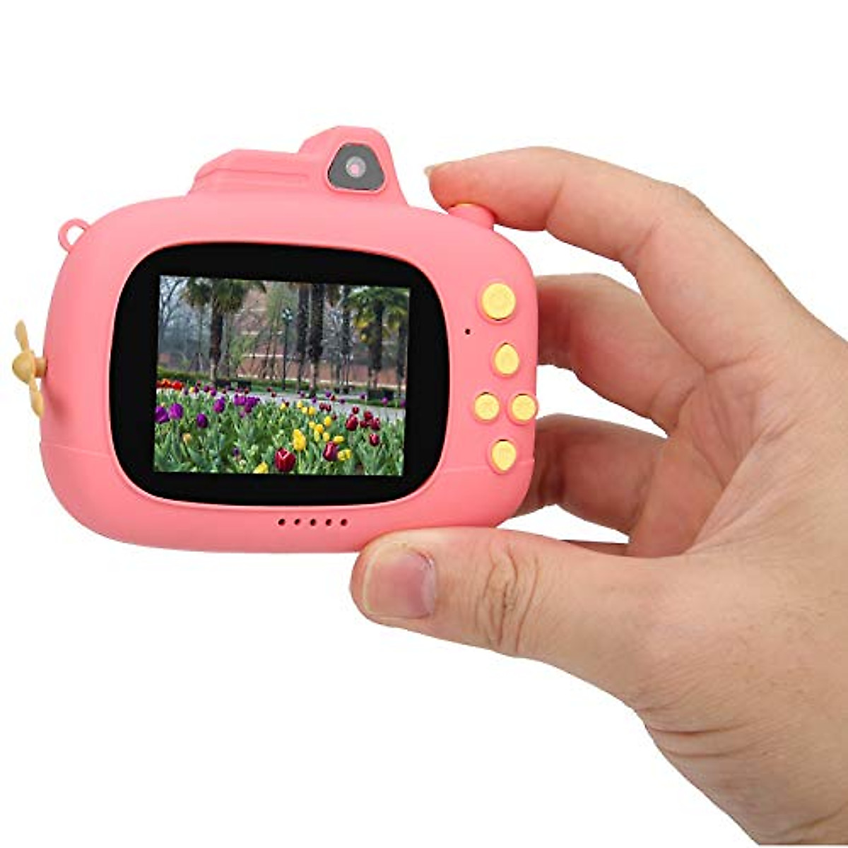 Mxzzand Children Camera Toy Children Digital Camera Video Camera Children for Outdoor Play (Pink)