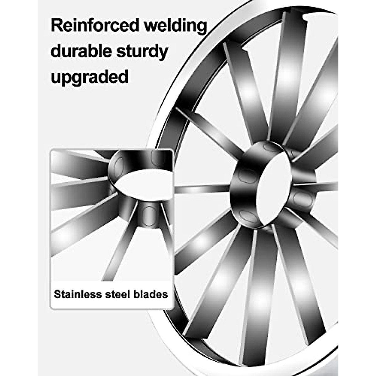 MOVNO Apple Slicer 12 Slices, Home Kitchen 12-Blade Stainless Steel Apple Slicer Corer Cutter, Sturdy and Sharp