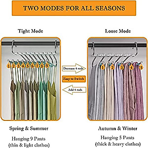 Non Slip Stainless Steel Multifunctional Pants Rack 1 Pack