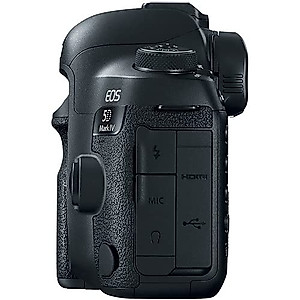 Canon EOS 5D Mark IV DSLR Camera with 24-105mm f/4L II Lens Kit + 75-300 III Lens + 256GB Sandisk Memory, TTL Speedlight Flash, Power Grip + Special Software Package Bundle (Renewed)