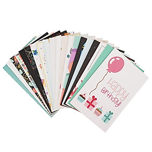 Mr. Pen- Birthday Cards, 20 Pack, Birthday Cards with Envelopes, Blank Inside Birthday Cards, Assorted Birthday Cards, Happy Birthday Cards Bulk, Birthday Card Assortment, Box of Birthday Cards