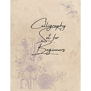 Calligraphy Set for Beginners: 120 Sheet of Calligraphy Practice Paper Hand Lettering Workbook 8.5 x 11 Inches