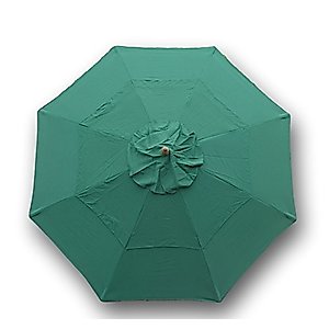 Formosa Covers 9ft Replacement Canopy 8 ribs in Hunter Green (Canopy only)