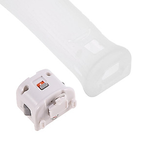 Motion Plus Adapter for Wii, Motion Plus Sensor Adapter for Wii Remote Controller Soft Silicon Case Cover