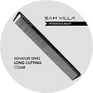 Sam Villa Signature Series Professional Long Cutting & Hair Parting Comb