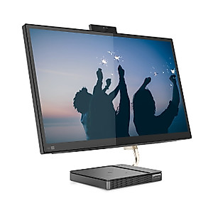 Lenovo IdeaCentre AIO 5i All-in-One Computer, 27" QHD Touch Display, Intel Core i7-10700T, 16GB RAM, 1TB HDD, 512GB SSD, Windows 11 (Renewed)