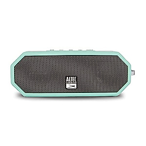 Altec Lansing LifeJacket H2O 4 - Waterproof Bluetooth Speaker, Durable & Portable Speaker with Voice Assistant, 10 Hour Battery Life & 100 Foot Range, Mint
