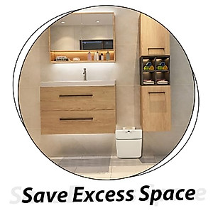 FELTECHELECTR Hanging Trash Can Compost Bin Kitchen Counter Kitchen Hanging Bucket Pp Compost Bin Kitchen