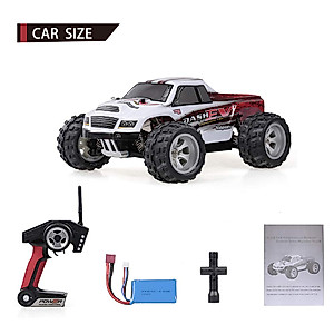 WLtoys A979B RC Car, 1/18 Scale Remote Contro Car, 4WD 70KM/h High Speed RC Truck, 2.4GHz All Terrain Off Road RC Crawler RTR for Kids and Adults