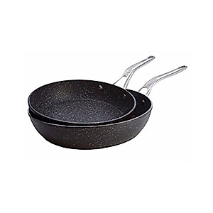 Heritage ‘The Rock’ 2-Pack Fry Pans, 10" and 12"