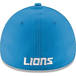 New Era NFL Team Classic 39THIRTY Stretch Flex Fit Hat Cap (as1, Alpha, l, x_l, Detroit Lions)