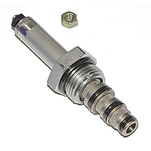 DME Manufacturing Meyer Snow Plow Solenoid Valve + Crossover Relief Valve Spring & Seal Kit; for E47, E57, E60 Pump Blade, Optional 18-8 Stainless Steel Nut & Lock Washer Included