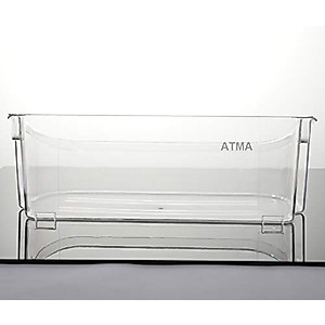 240356402 Clear Refrigerator Door Bin Side Shelf Compatible with Frigidaire Kenmore Electrolux Refrigerator Top shelf - Replaces AP2549958 PS430122 240430312 240356416 240356407-Pack of 1