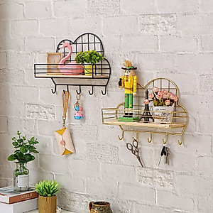 Cloud Shelf, Cloud Shape Wall Hanging Storage Rack,Metal Wall Mount Organiser Floating Shelves Wall Mount Organiser Cloud Shelves (C)