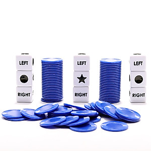 RNK Gaming Left Center Right Dice Game – Set of 3
