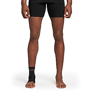 Tommie Copper Core Compression Ankle Sleeve, Unisex, Men & Women, Breathable Support Sleeve for Everyday Joint & Muscle Support - Black, Large