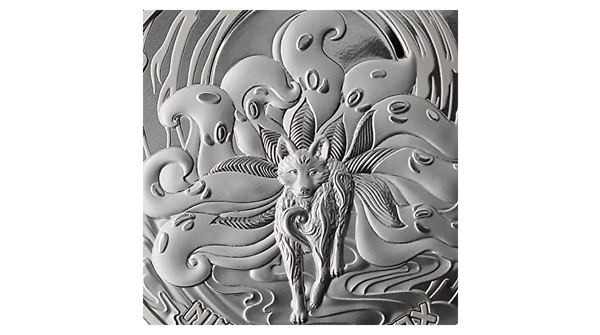2023 Samoan Silver Nine-Tailed Fox Coin - Uncirculated