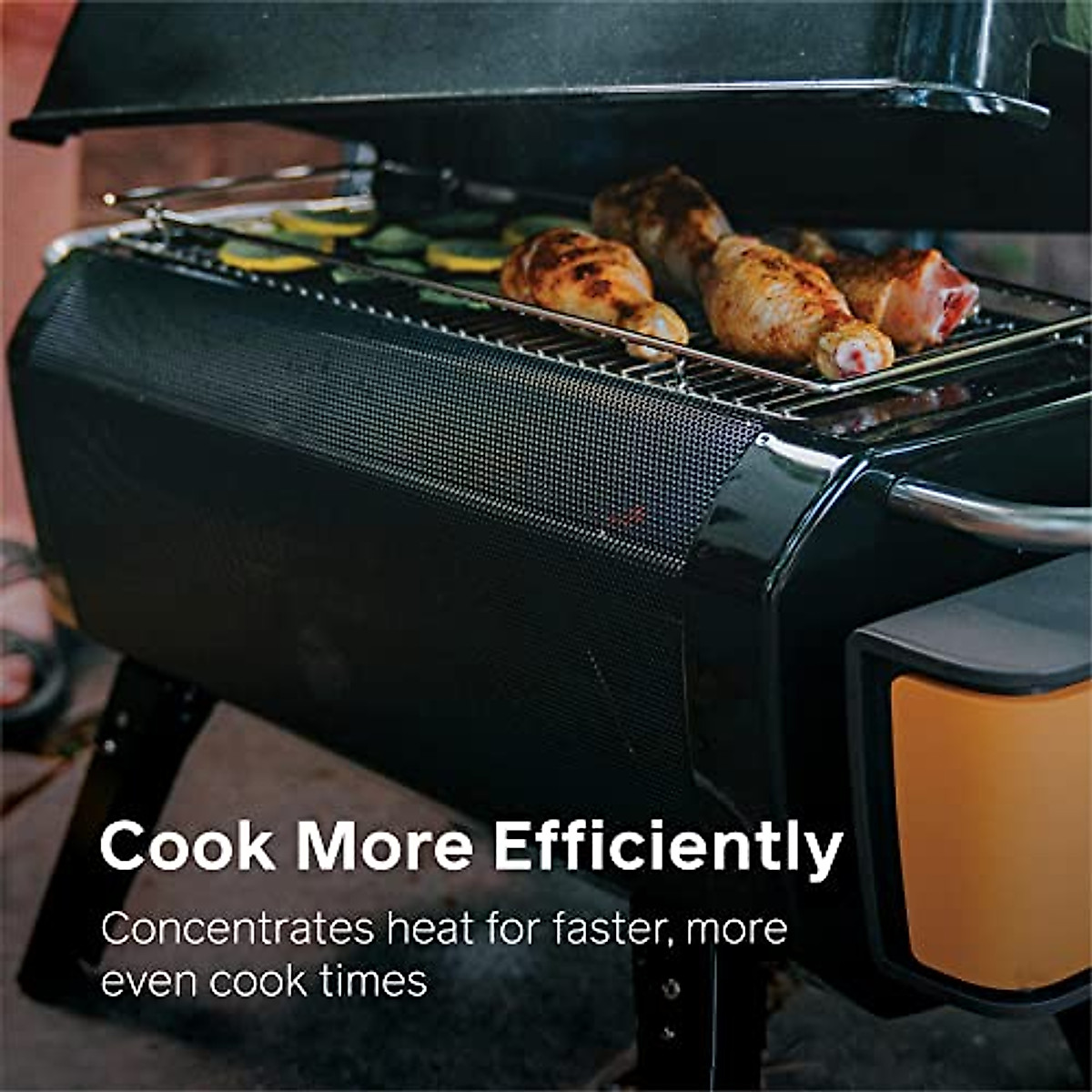 BioLite, Enamel Coated Grill Cover Lid for FirePit, Works with Charcoal and Firewood Cooking