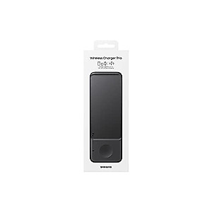 Samsung Electronics Wireless Charger Trio, Qi Compatible - Charge up to 3 Devices at Once for Galaxy Phones, Buds, Watches, and Apple iPhone Devices (Black)